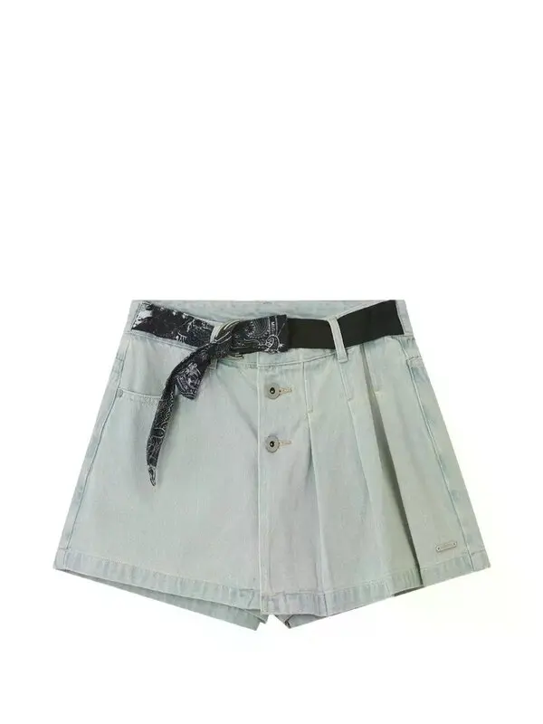 MUSIUM DIV. Pleated Button Shorts