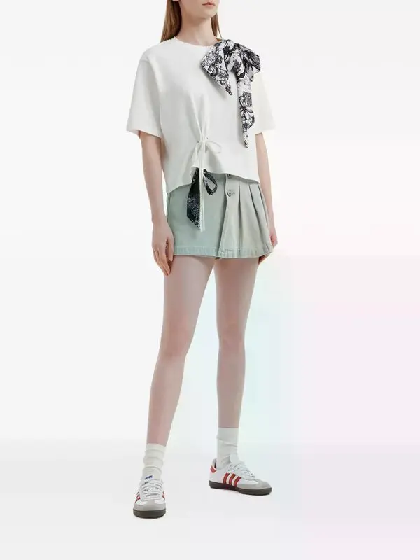 MUSIUM DIV. Pleated Button Shorts