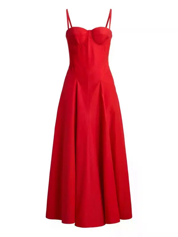 Ralph Lauren Marigot Spaghetti-strap Midi Dress