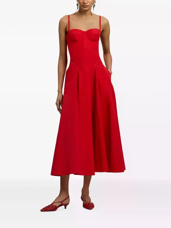 Ralph Lauren Marigot Spaghetti-strap Midi Dress