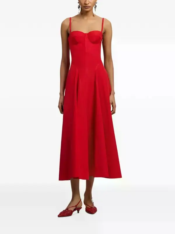 Ralph Lauren Marigot Spaghetti-strap Midi Dress