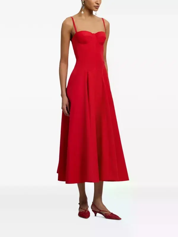Ralph Lauren Marigot Spaghetti-strap Midi Dress