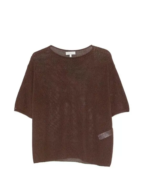 Antonelli Firenze Knitted Short Sleeve Top