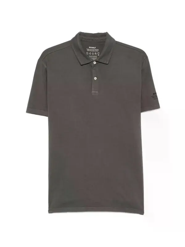 ECOALF Button Polo Shirt - Grey