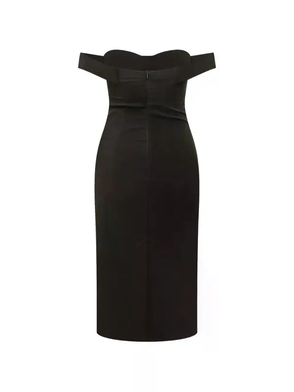 DES_PHEMMES Off-shoulder Bustier Dress