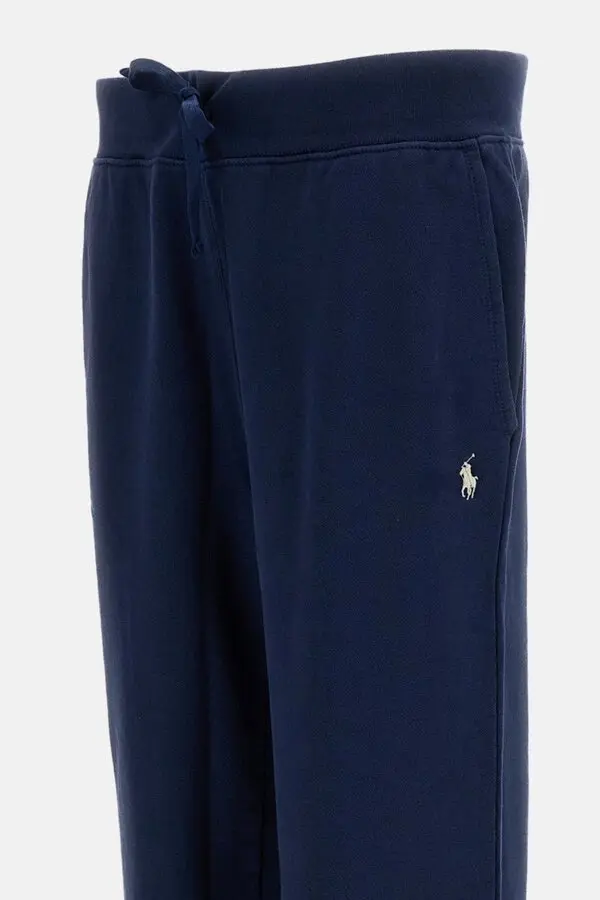 Polo Ralph Lauren Wide Leg Embroidered Logo Sweatpants