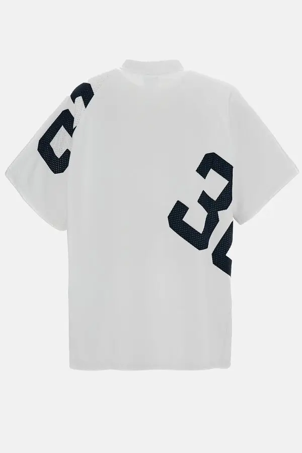 ARTE ANTWERP Oversized Jersey Knit Top - White