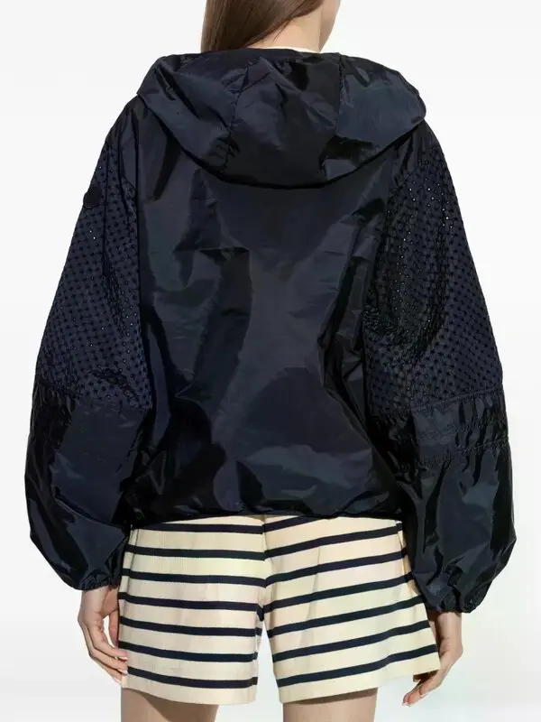 Moncler Zelkova Perforated Nylon Jacket - Blue