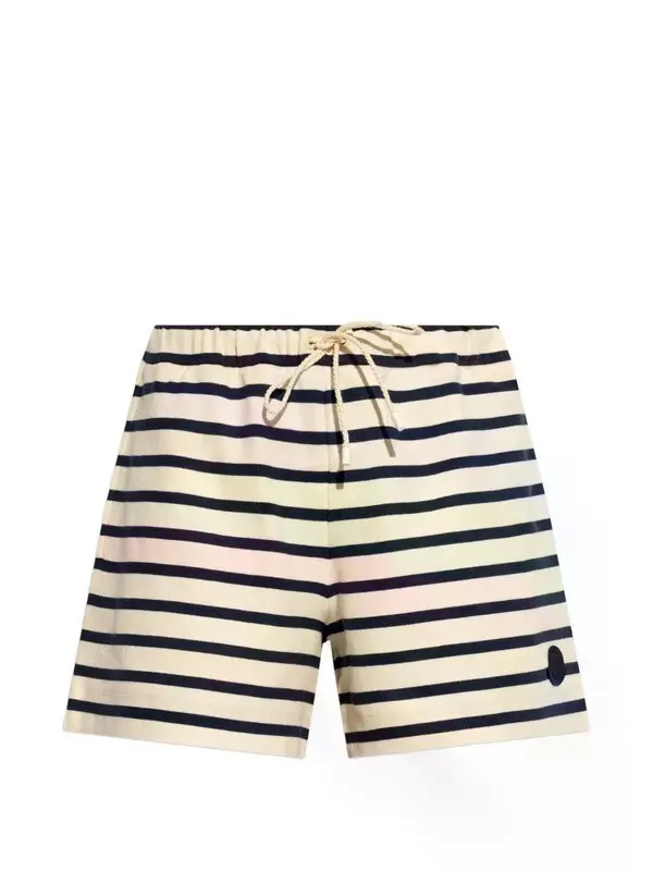 Moncler Striped Knitted Shorts - Neutrals