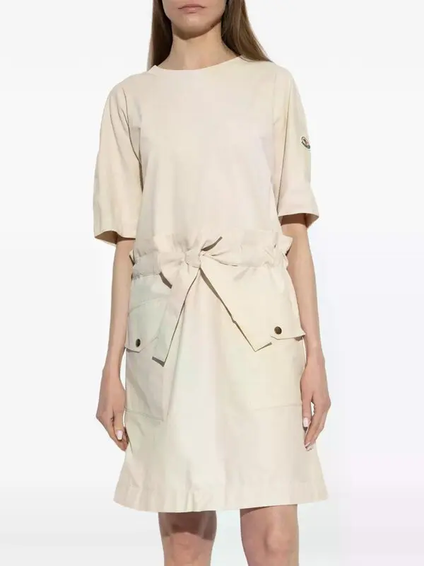 Moncler Belted Cotton Day Dress