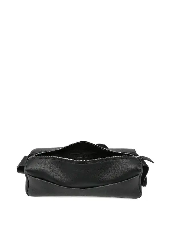 Max Mara Skippers Leather Shoulder Bag - Black