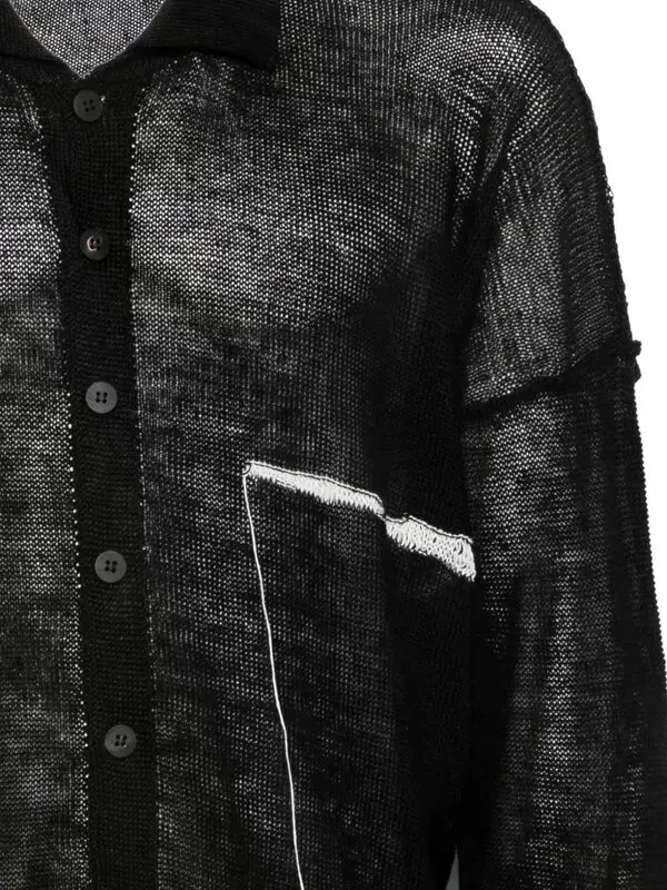 Isabel Benenato Button Knitted Shirt