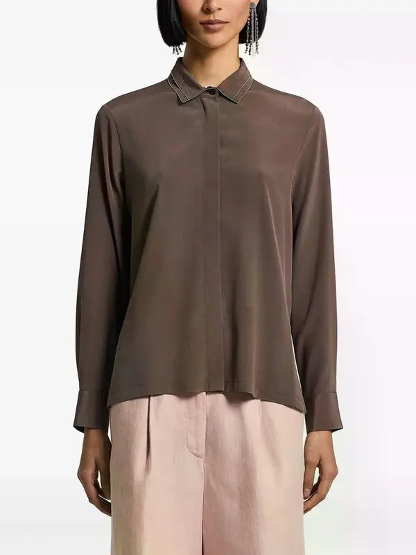 Peserico Buttoned Collared Shirt