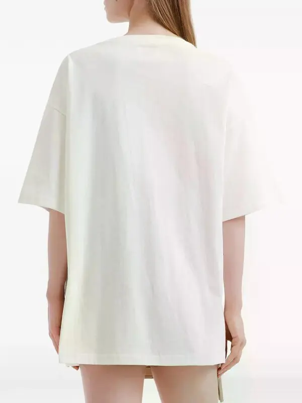Izzue Cotton T-shirt With Drawstring Detail