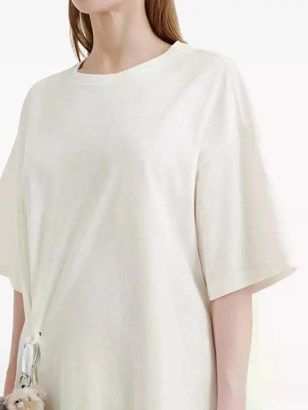 Izzue Cotton T-shirt With Drawstring Detail