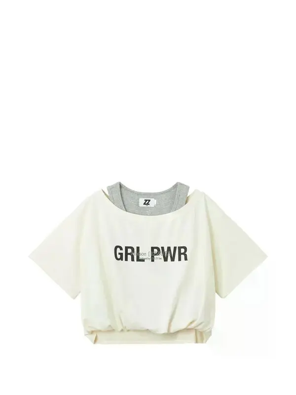 Izzue Layered Short Sleeve Top