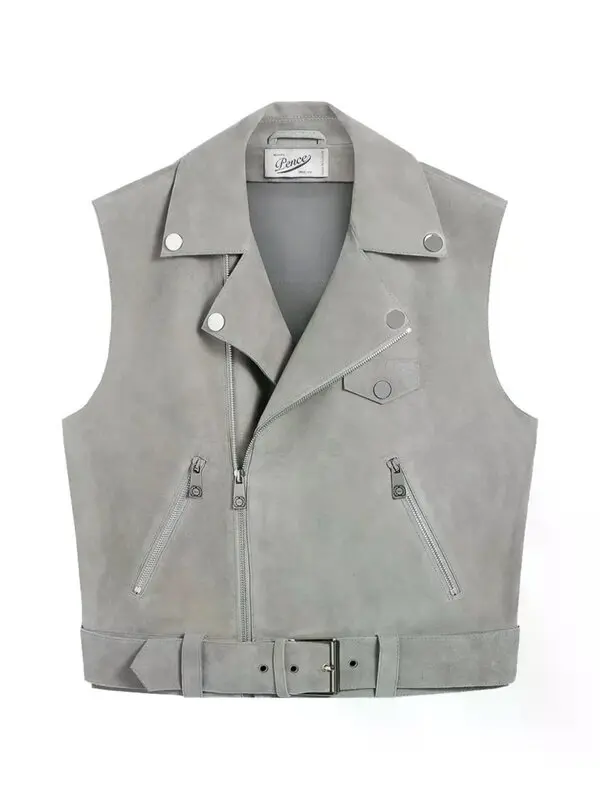 PENCE 1979 Belted Zip Waistcoat