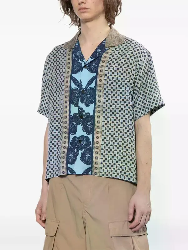 Toga Geometric-print Shirt