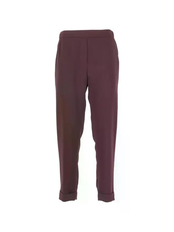 P.a.r.o.s.h Elastic-waistband Trousers - Brown