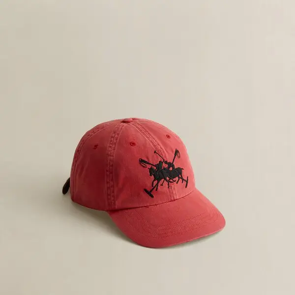 Ralph Lauren Equestrian Ball Cap - Red
