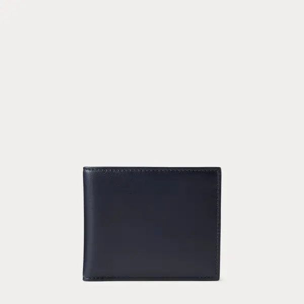 Ralph Lauren Calfskin Billfold Wallet - Classic Chairman Navy