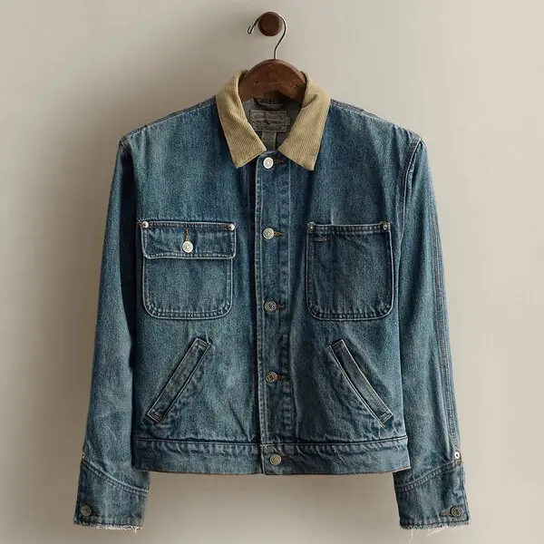 Ralph Lauren C. 1990 Denim Utility Jacket - Blue