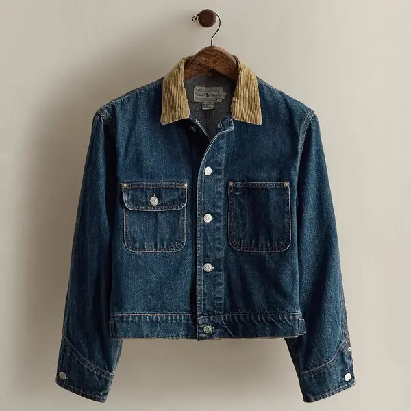 Ralph Lauren C. 1990 Denim Utility Jacket - Blue