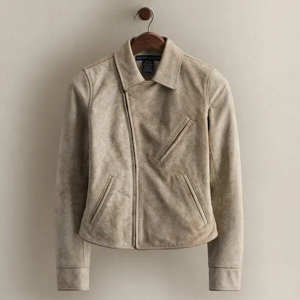 Ralph Lauren Moto Jacket C. 2008 - Tan