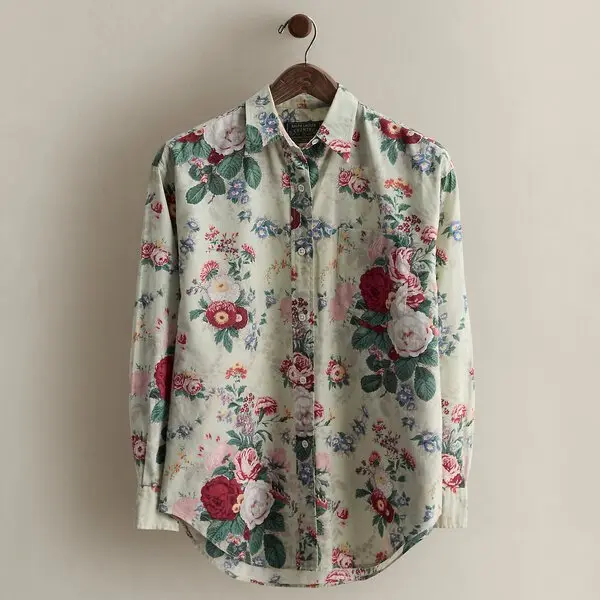 Ralph Lauren C. 1990 Cotton-blend Shirt - Multi