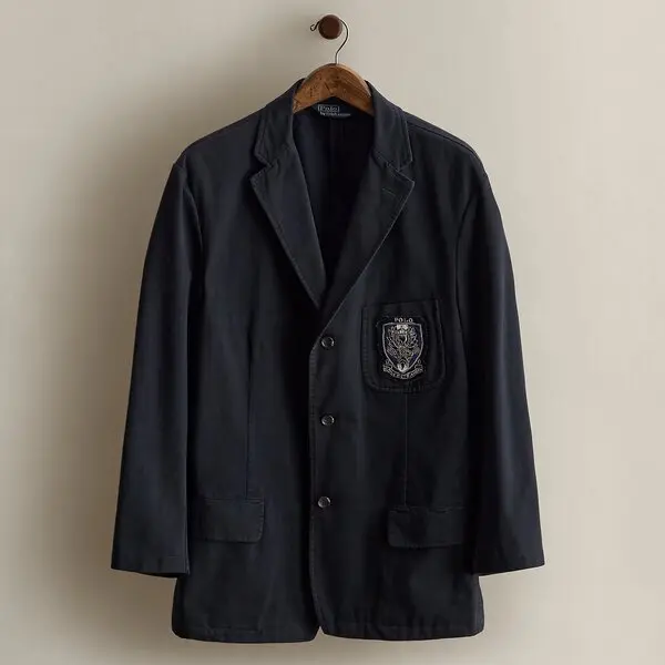 Ralph Lauren Vintage Bullion-crest Blazer - Navy