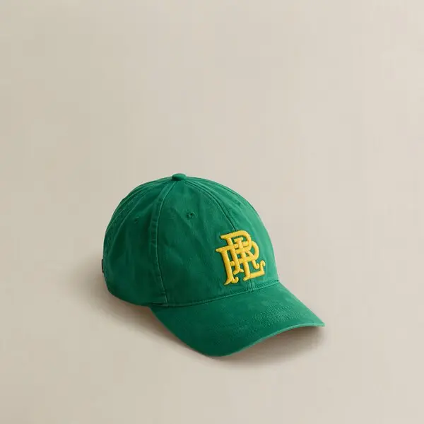 Ralph Lauren 2003 Monogram Twill Ball Cap - Green
