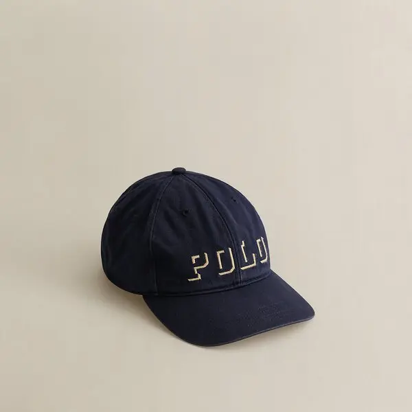 Ralph Lauren C. 1999 Logo Cotton Cap - Navy