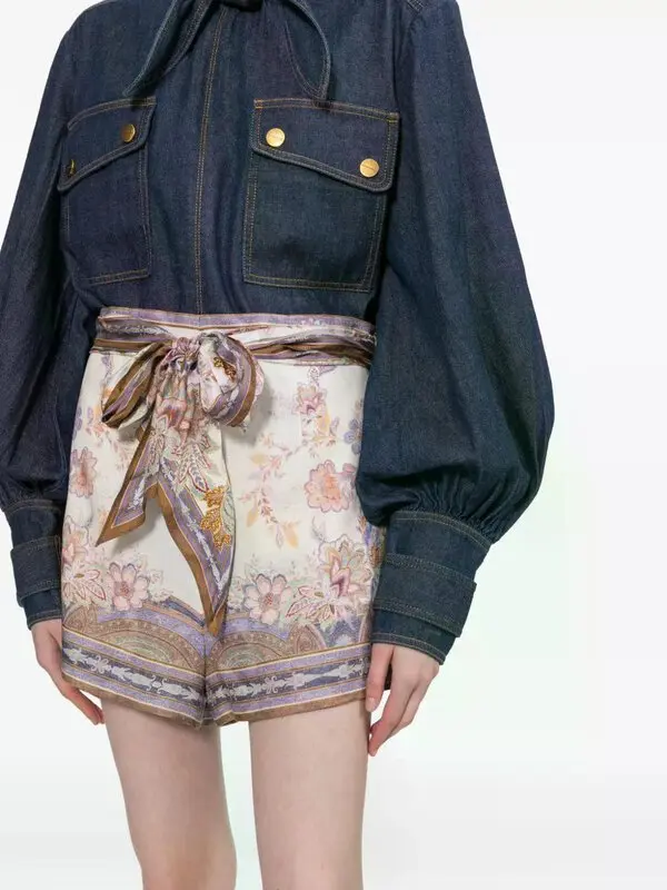 Zimmermann Luna Short - Blue