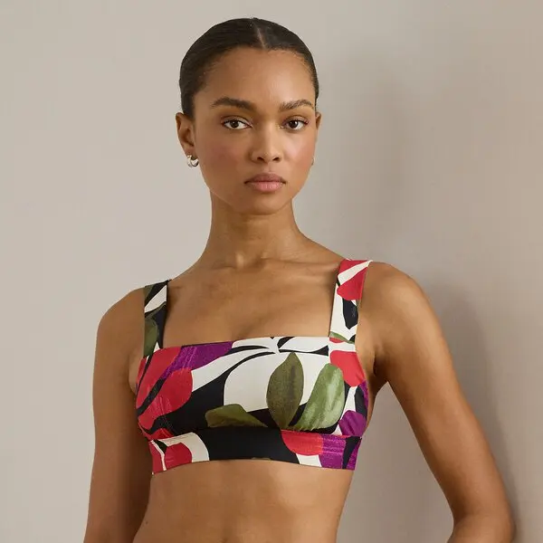 Ralph Lauren Floral Square-neck Bikini Top - Multi