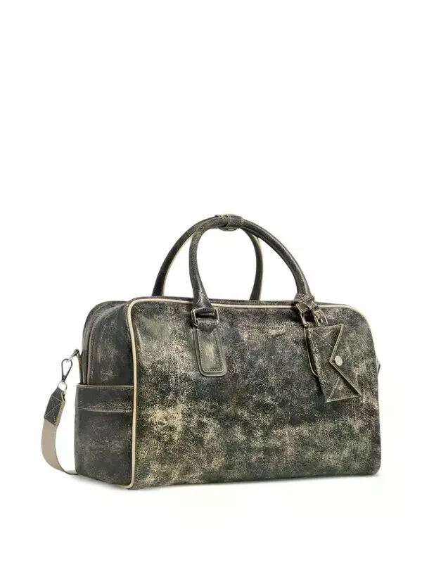 Dsquared2 Cracked Leather Duffle Bag