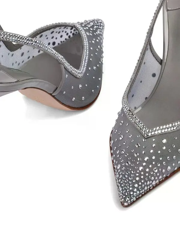 LE SILLA Nicole Slingback Pumps - Grey