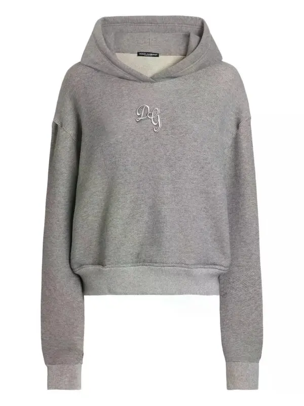Dolce & Gabbana Logo Embroidered Hoodie