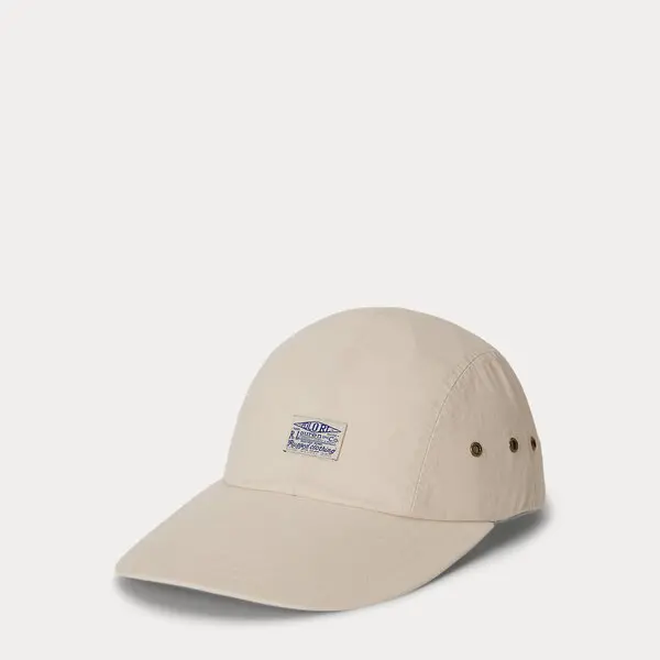 Ralph Lauren Long-bill Seeded Twill Cap - Natural
