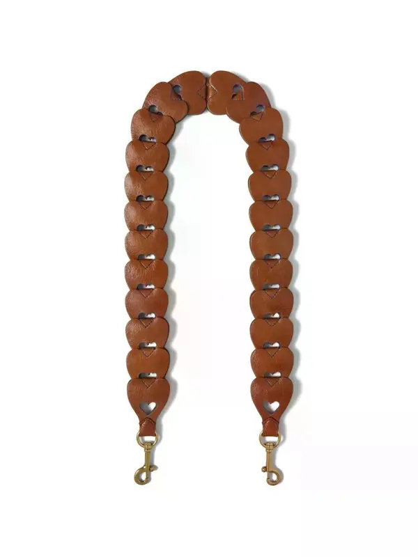 Mulberry Leather Heart Strap