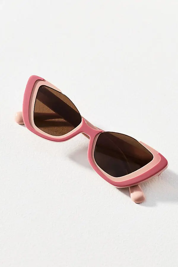 Lele Sadoughi Cat-eye Sunglasses - Bubble Gum