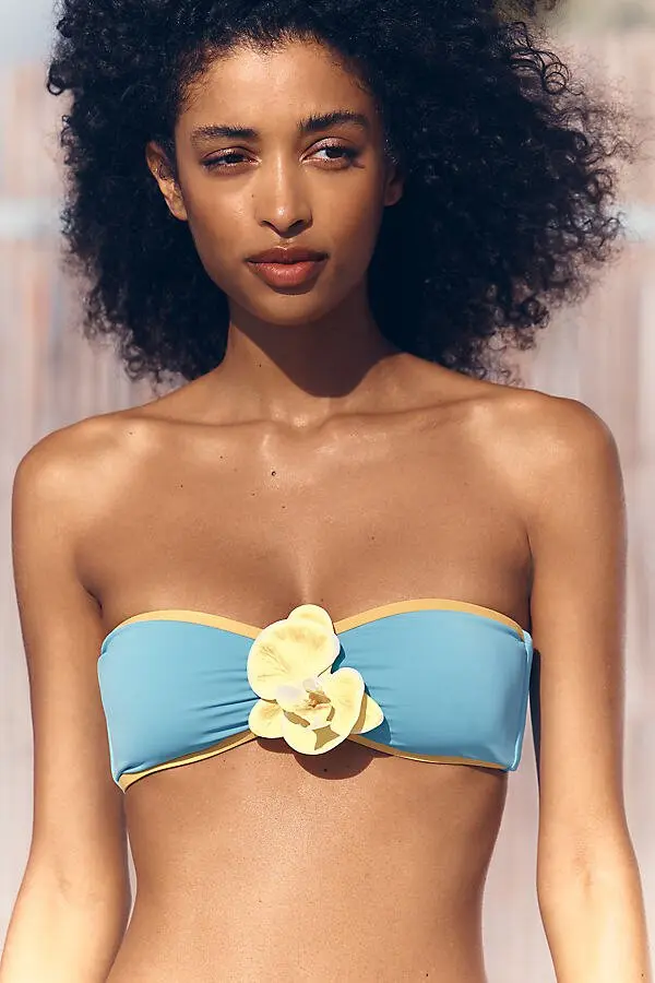 DIPPIN DAISY'S Ellis Bikini Top - Blue