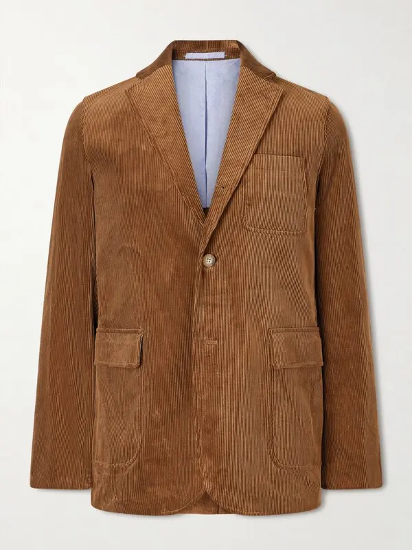 BEAMS Cotton-corduroy Blazer