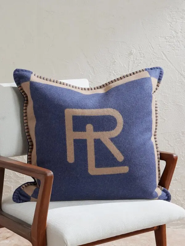 Ralph Lauren Northam Wool Cushion - Blue