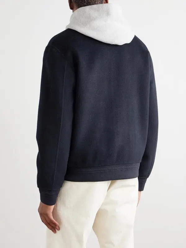 Hartford Doug Double-faced Wool-blend Jacket
