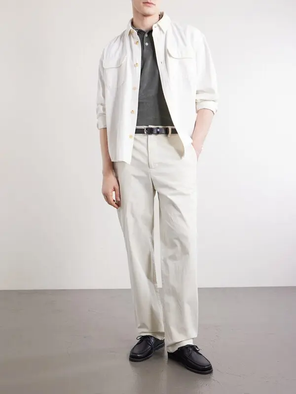 Altea Smith Cotton Polo Shirt - Gray