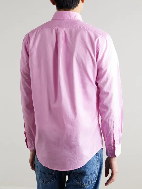 Polo Ralph Lauren Logo-embroidered Cotton Shirt - Pink