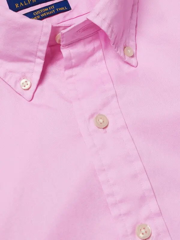 Polo Ralph Lauren Logo-embroidered Cotton Shirt - Pink