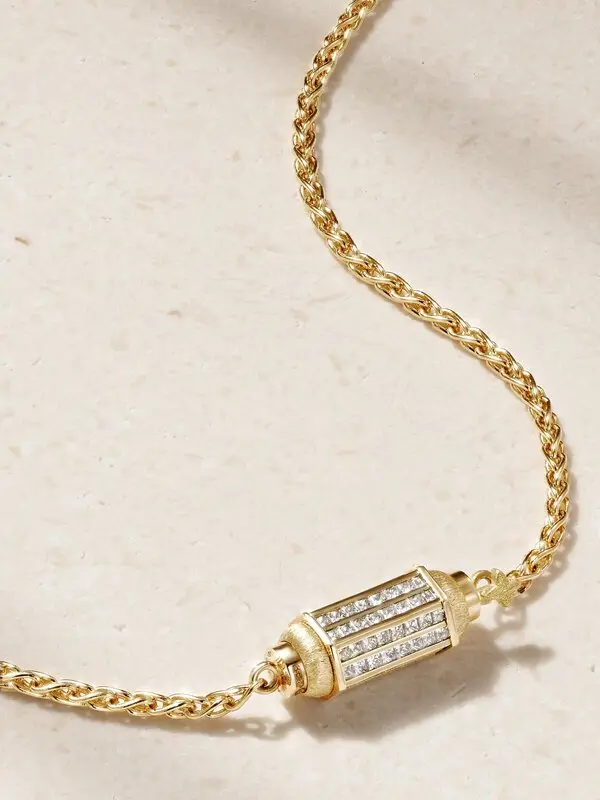MARIE LICHTENBERG 18-karat Diamond Necklace - Gold