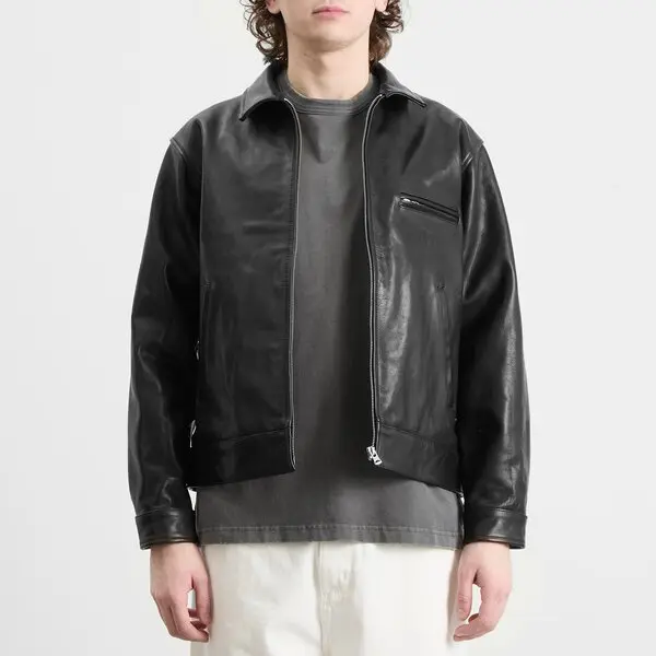 NEIGHBORHOOD Leather Sports Jacket