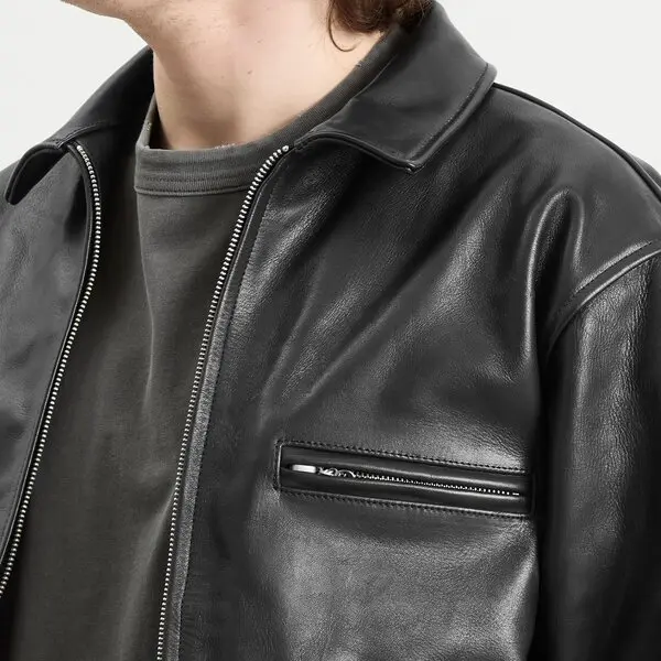 NEIGHBORHOOD Leather Sports Jacket